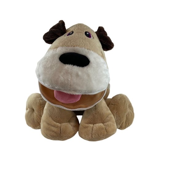 Stuffies | Toys | Stuffies Digger Puppy Dog Plush Brown Stuffed Toy Bag ...